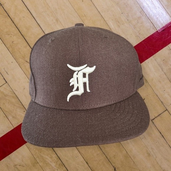 New Era | Accessories | New Era Fear Of God Fitted Cap Fog Brown Wool ...